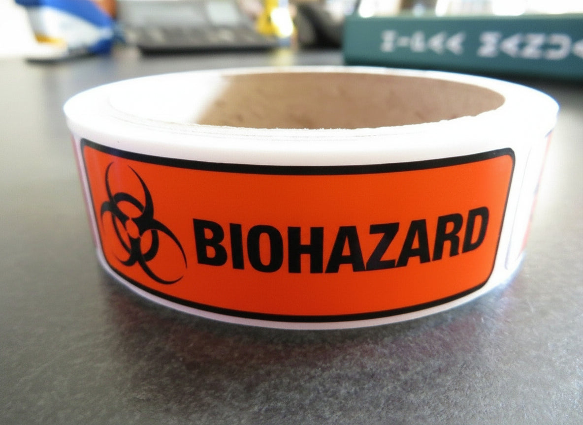Biohazard Labels - Free Shipping! – Oshaguard